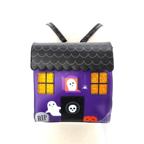 Bags | Super Cute Spooky Haunted House Backpack | Poshmark
